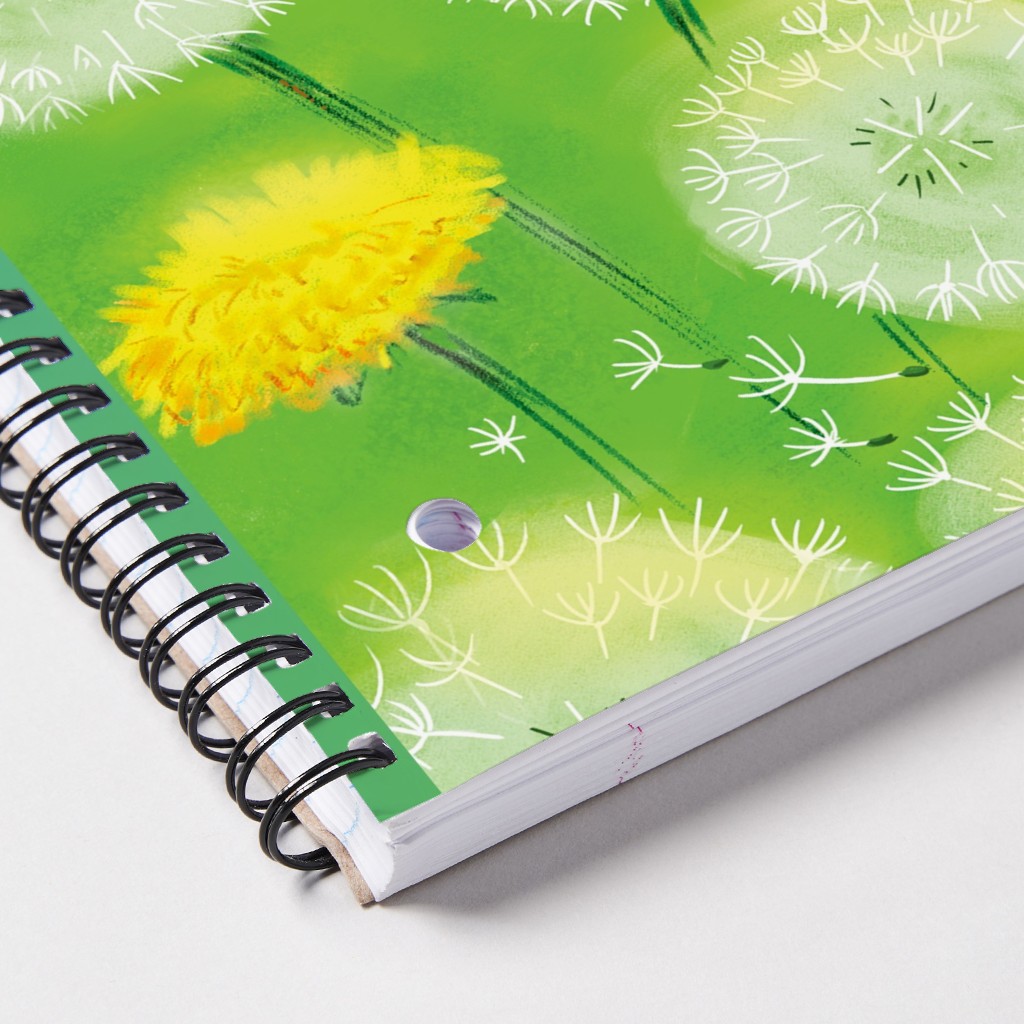 Cat in Dandelion Field Notebook | Shutterfly
