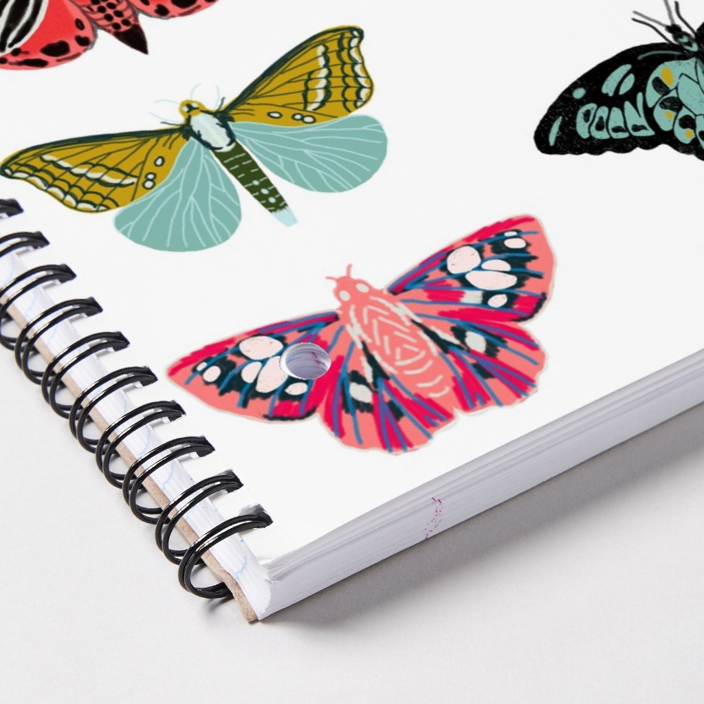 Moths and Butterflies Spring Garden - Light Notebook | Shutterfly