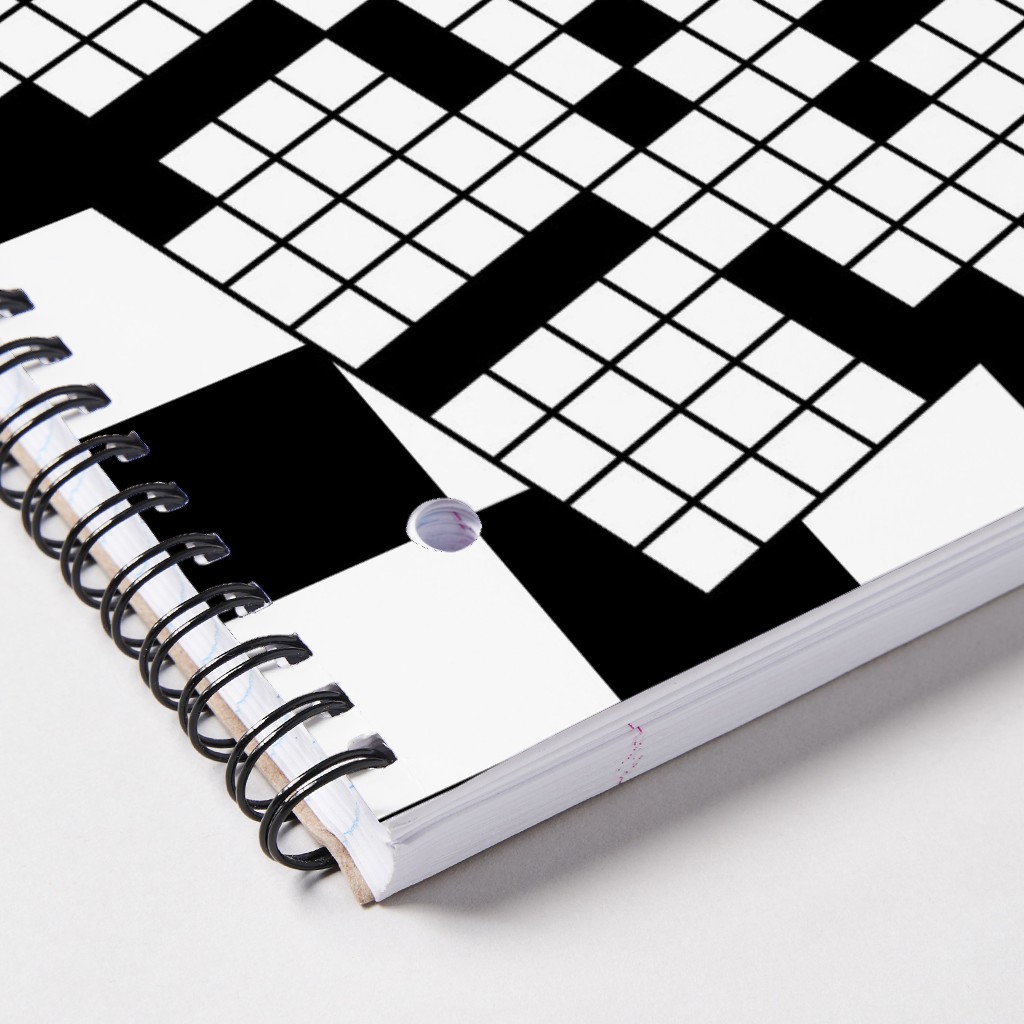 the Daily Puzzles - Black and White Notebook | Shutterfly