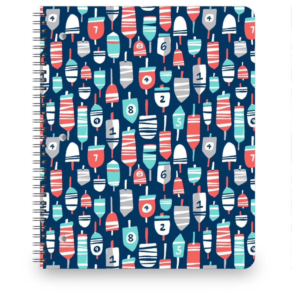 Oh Buoy - Multi on Navy Notebook | Shutterfly