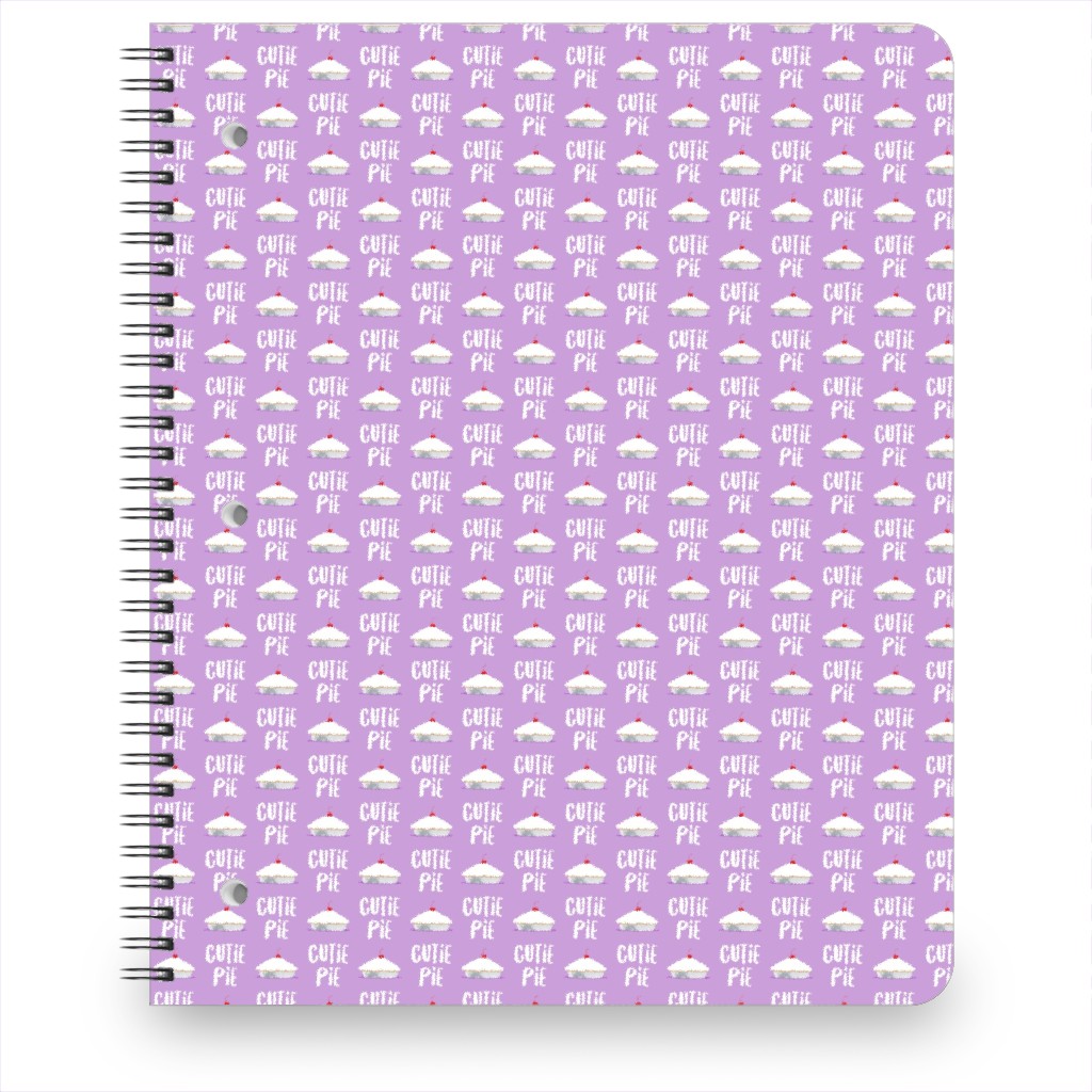 Cutie Pie - Purple Notebook | Shutterfly