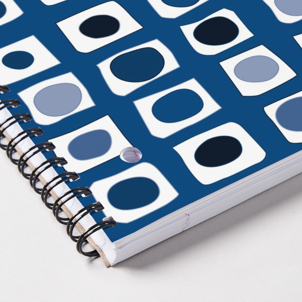 Little White Rectangles - Classic Blue Notebook | Shutterfly