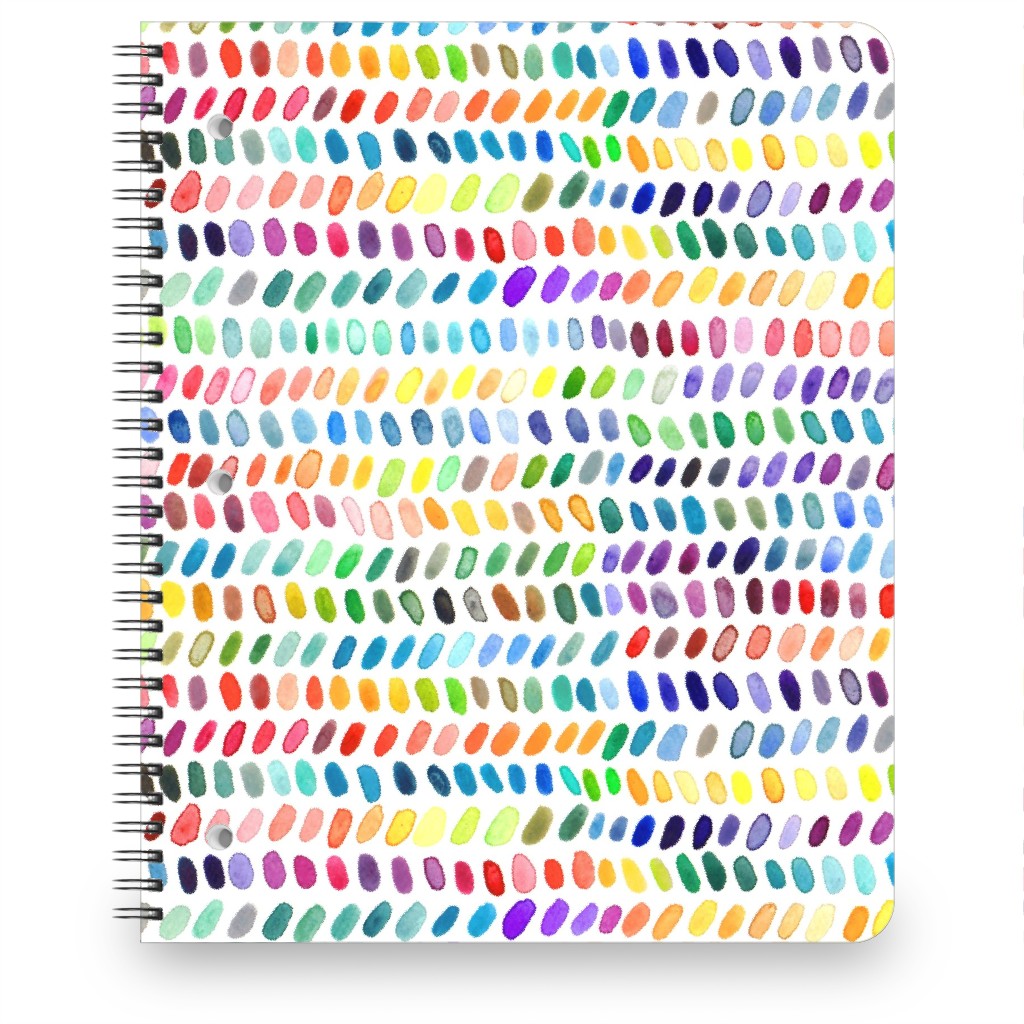 Rainbow Dash Rows - Multi Notebook | Shutterfly