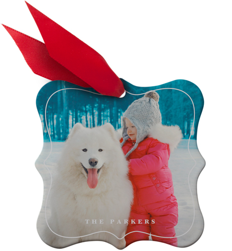 Keyline Border Metal Ornament | Christmas Ornaments | Shutterfly