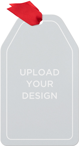 Upload Your Own Design Gift Tag Metal Ornament | Christmas Ornaments ...