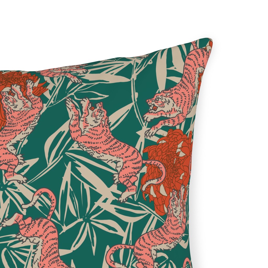 Bengal Kuma Tiger - Multi Outdoor Pillow | Shutterfly