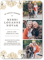 Memorial Sympathy Cards | Memorial & Funeral Cards | Shutterfly