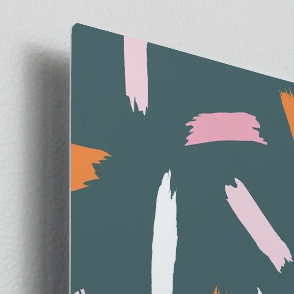 Fun With Paint - Dark Blue Photo Tile | Shutterfly