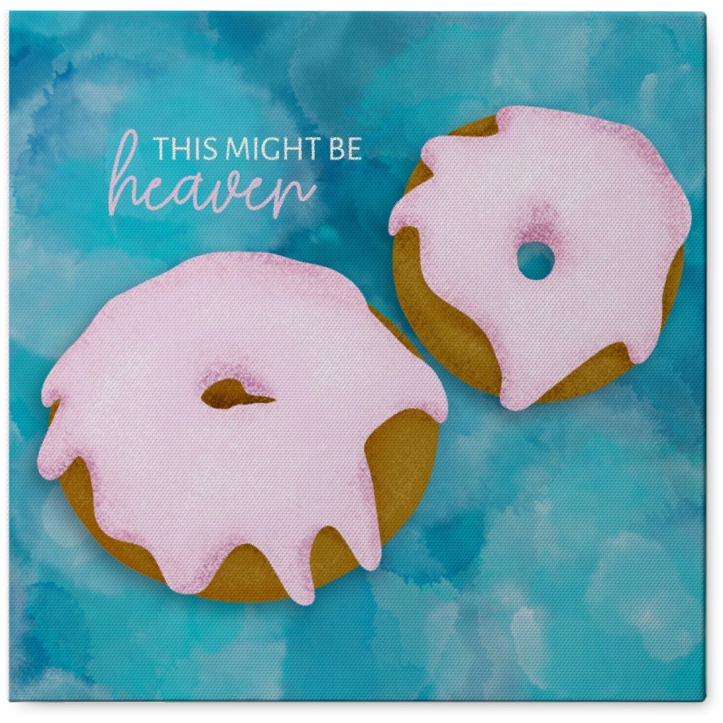 This Might Be Heaven Donuts - Blue Photo Tile | Shutterfly