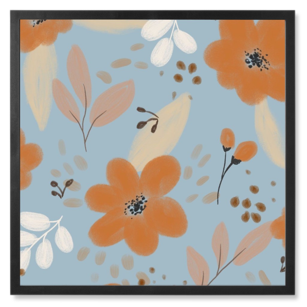 Fall Florals Photo Tile | Shutterfly