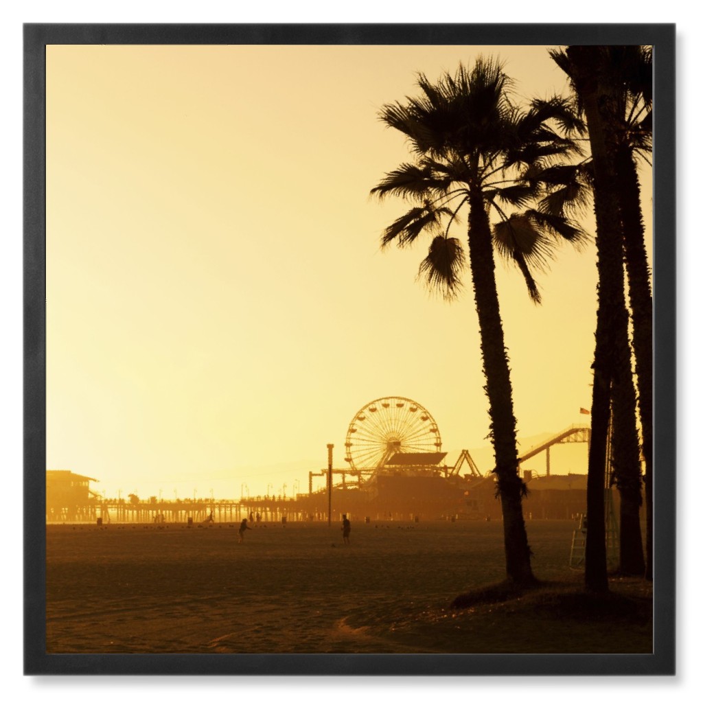 Santa Monica Pier Photo Tile | Shutterfly