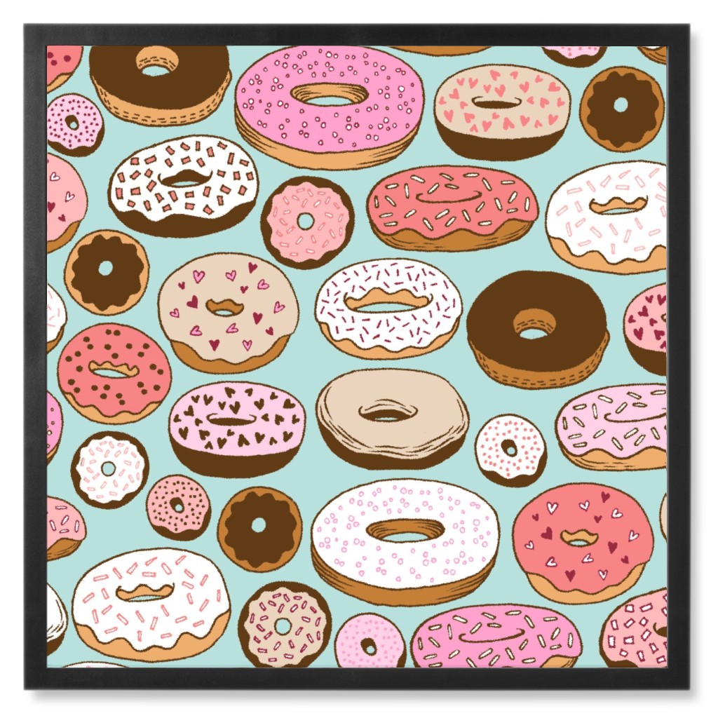 Donuts - Blue Photo Tile | Shutterfly
