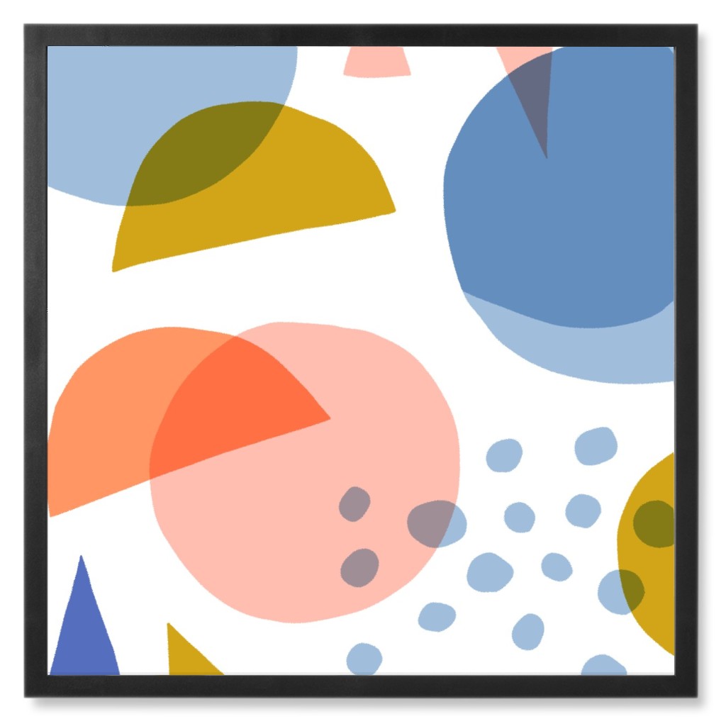 Abstract Circles and Triangles - Multi Photo Tile | Shutterfly