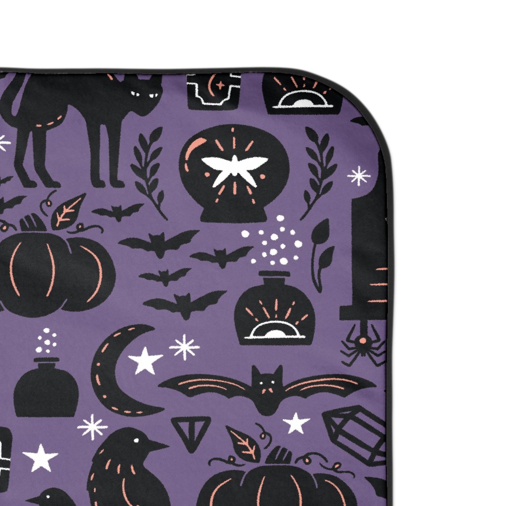 Spooky Witchcraft - Purple Picnic Blanket | Shutterfly