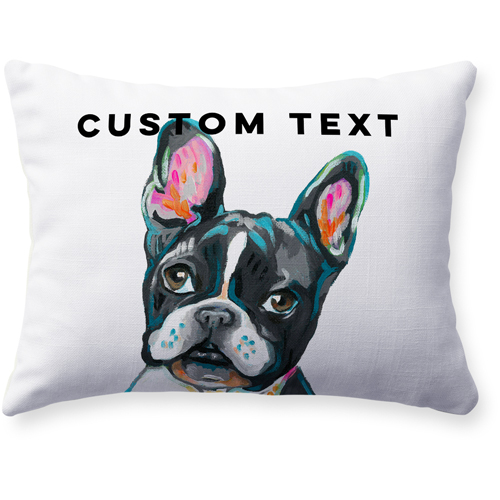 Frenchie Custom Text Pillow | Custom Pillows | Home Decor | Shutterfly