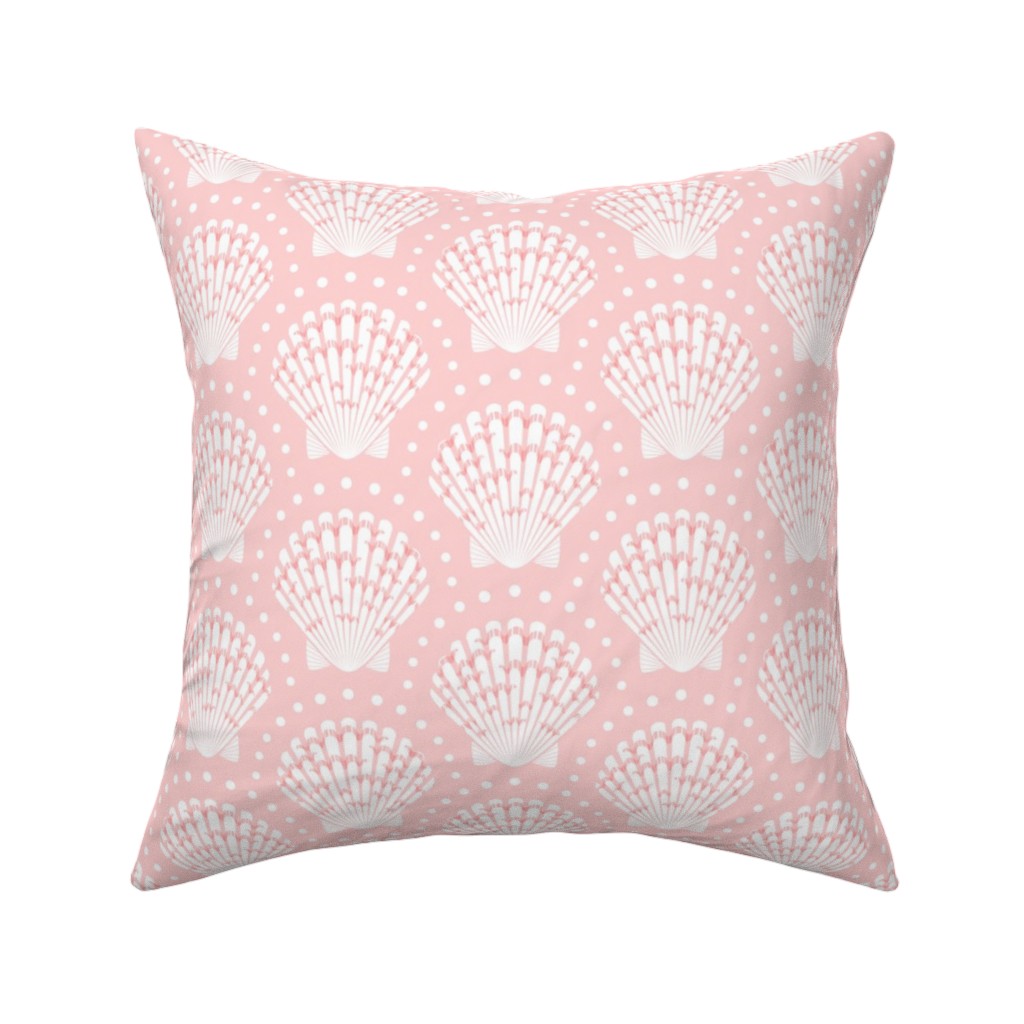 Pretty Scallop Shells - Pink Pillow | Shutterfly
