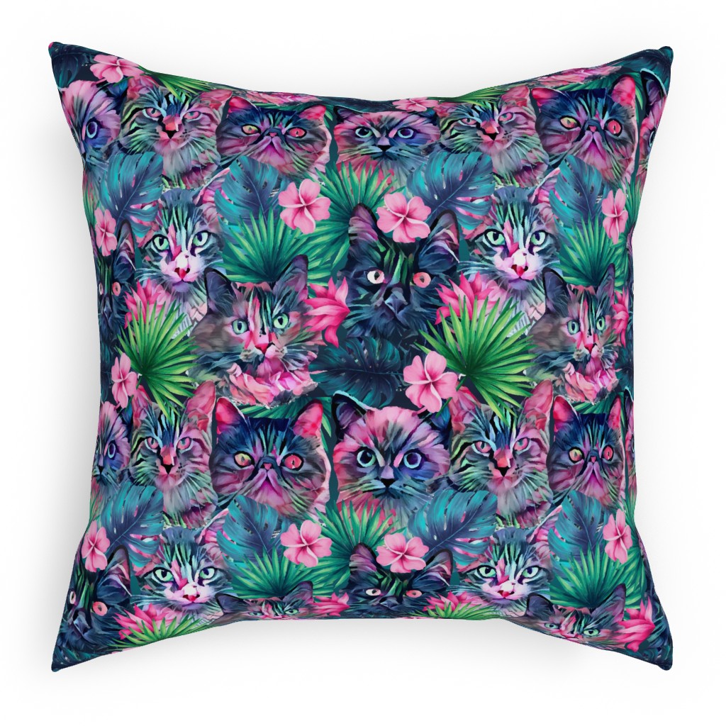 Summer Floral Cats - Multi Plates | Shutterfly