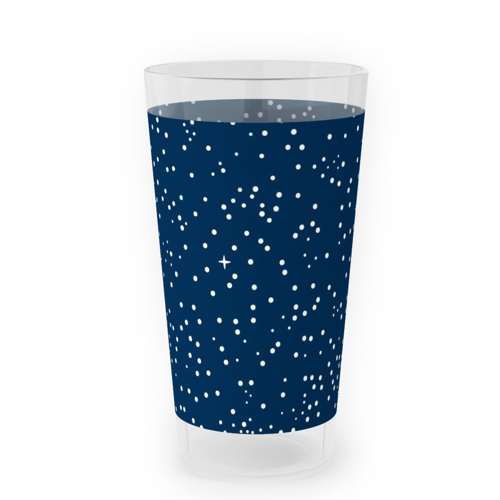 Tiny Stars in Space - Dark Blue Outdoor Pint Glass | Shutterfly