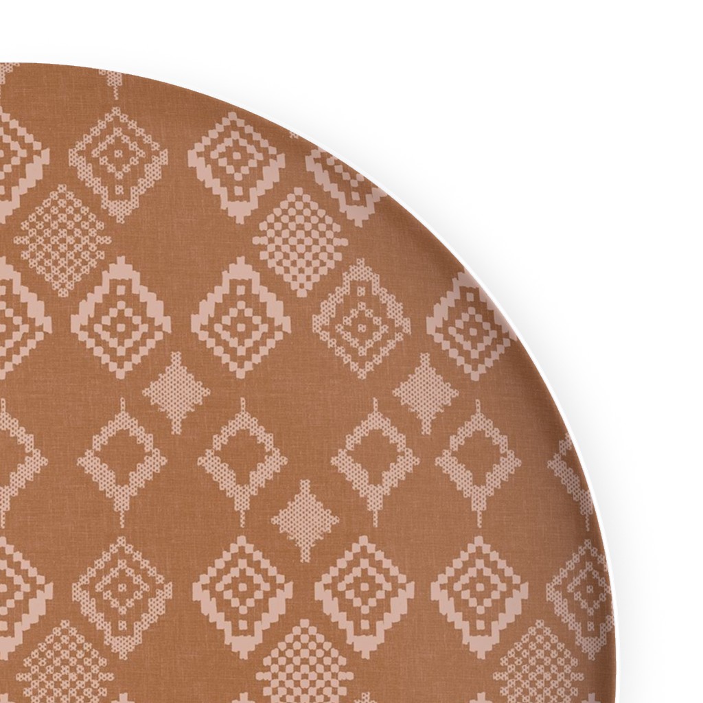 Boho Fair Isle - Rust Plates | Shutterfly