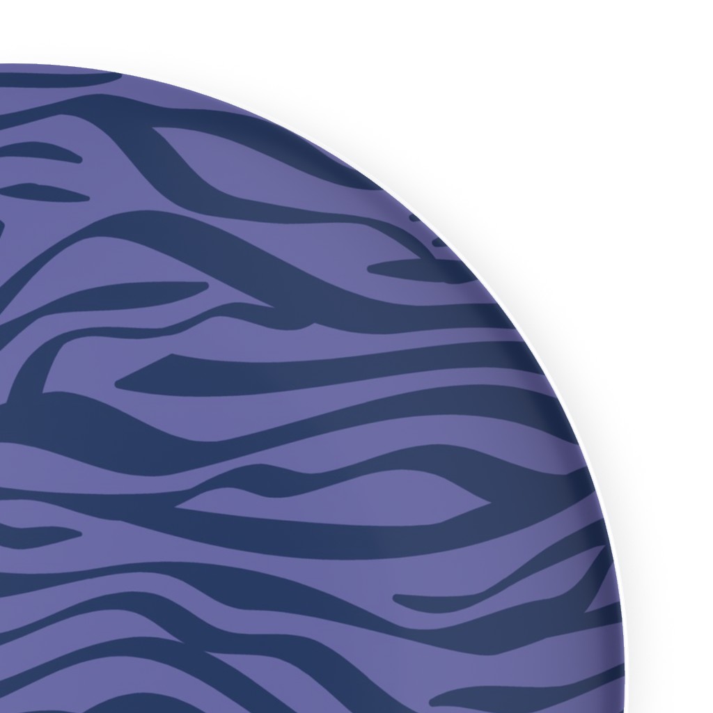 Zebra Animal Print - Purple Plates | Shutterfly