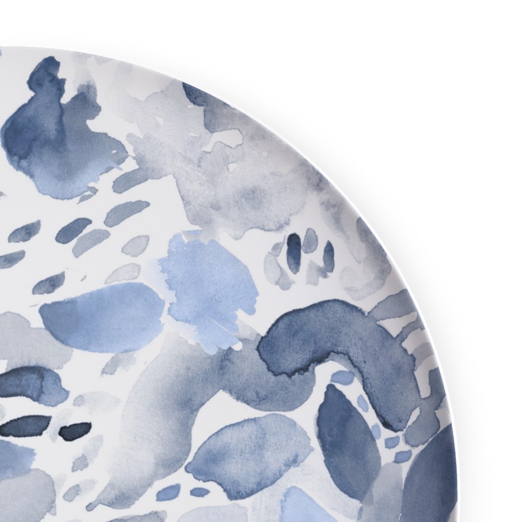 Happy Abstract Watercolor Plates | Shutterfly