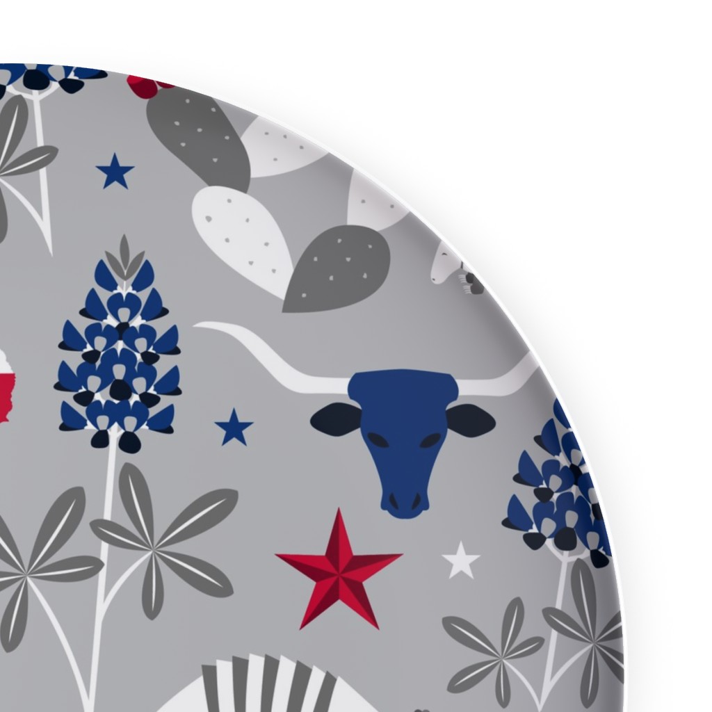 Texas State Symbols - Silver Plates | Shutterfly