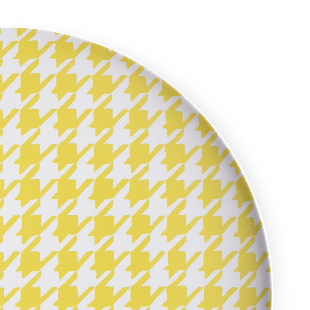 Happy Houndstooth Plates | Shutterfly