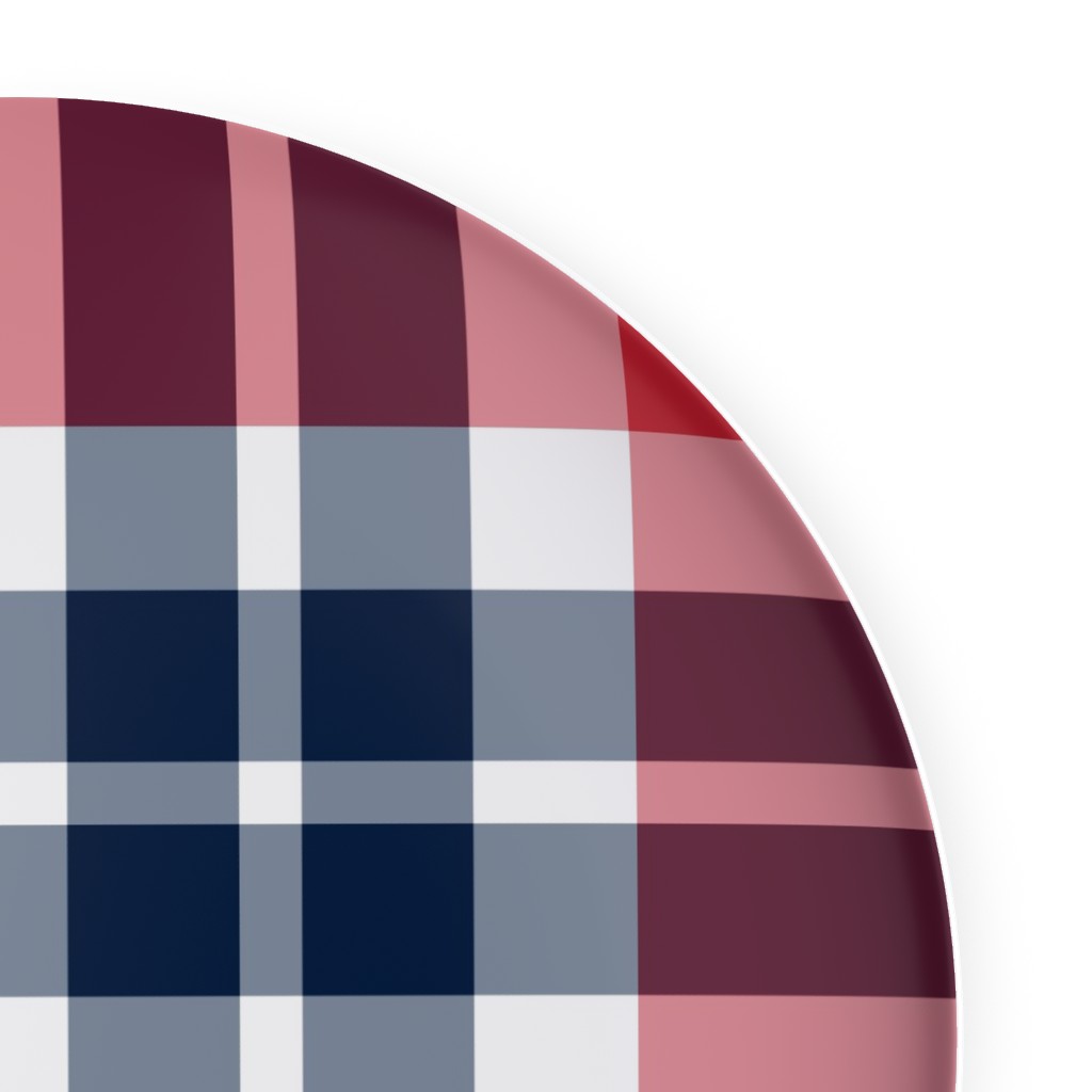 Independence Day Plaid - Multi Plates | Shutterfly