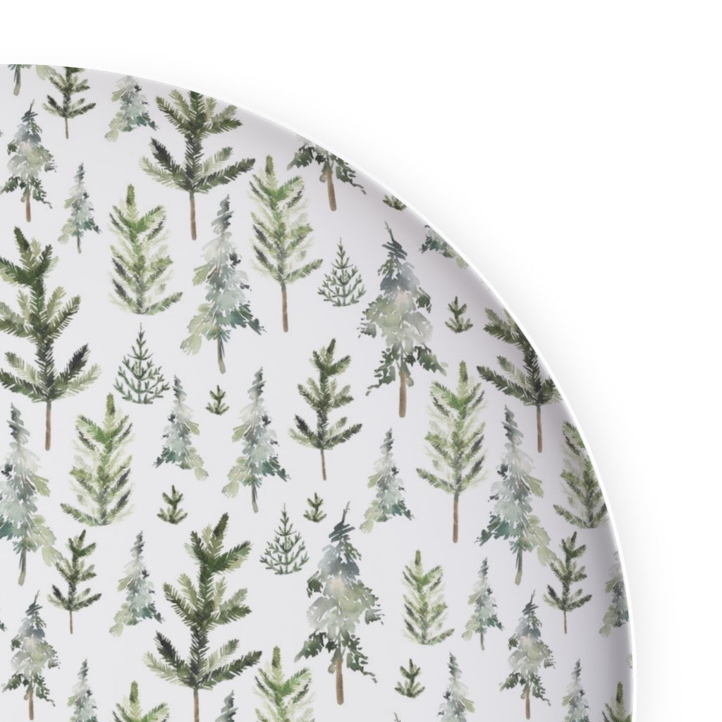 Winter Landscape Plates | Shutterfly