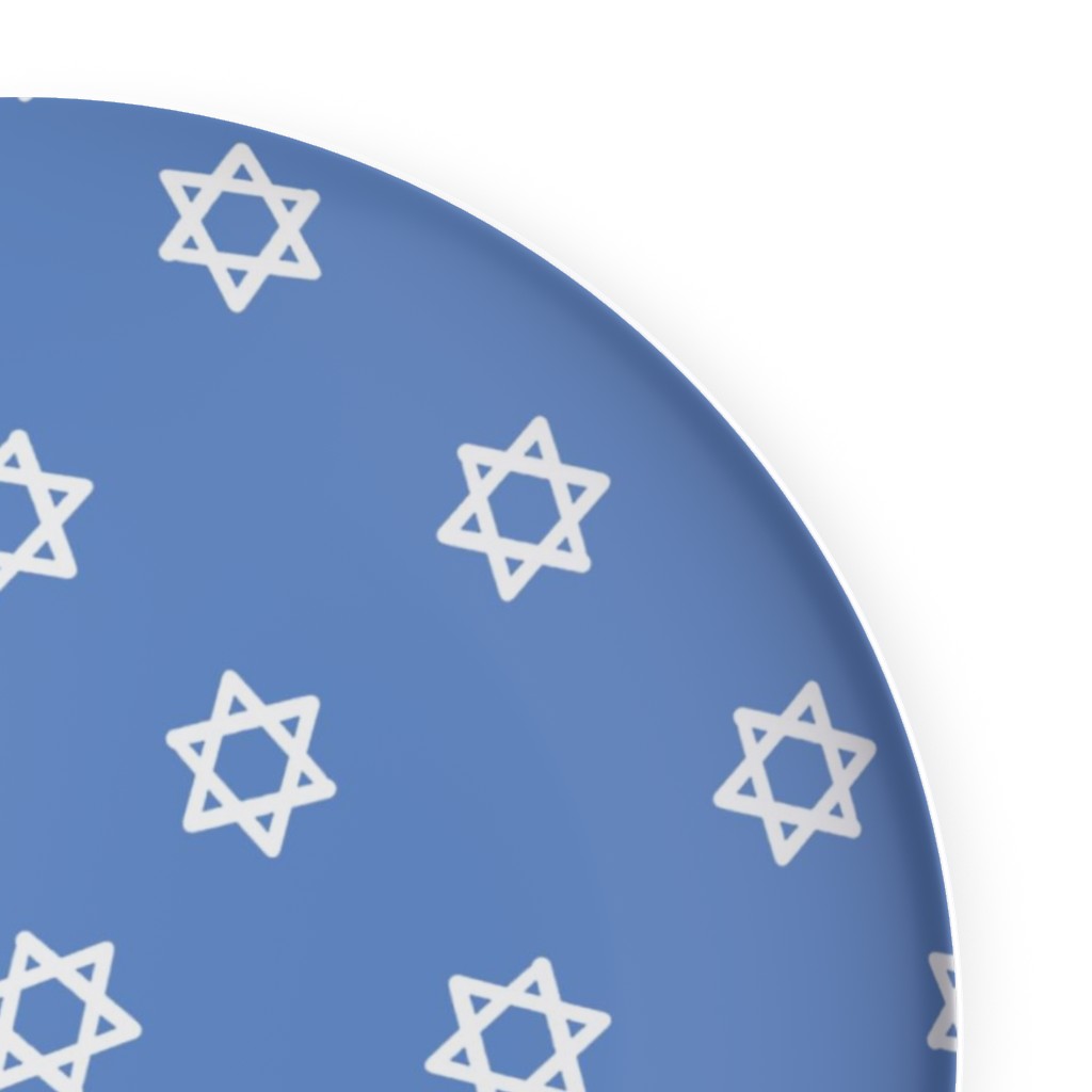 Star of David - White & Blue Plates | Shutterfly