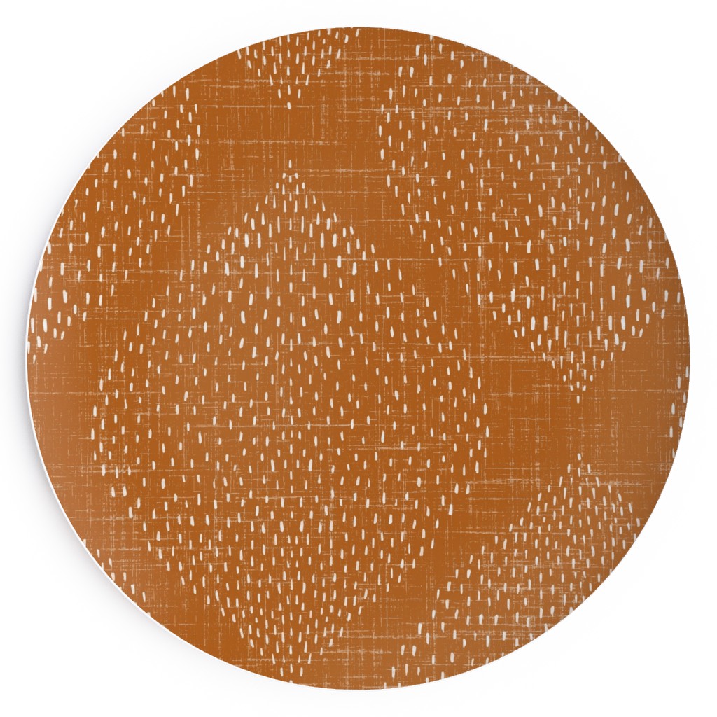 Minimalist Ogee - Burnt Orange Salad Plate | Shutterfly