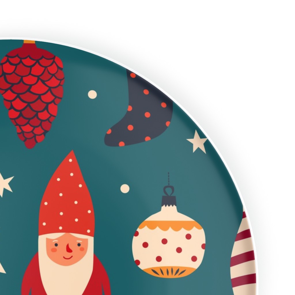 Fun Holiday Pattern - Multi Salad Plate | Shutterfly