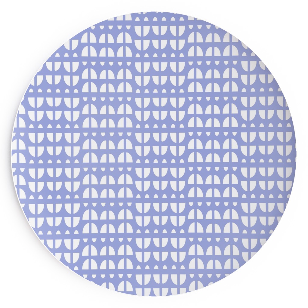 Geometric - Blue Salad Plate | Shutterfly