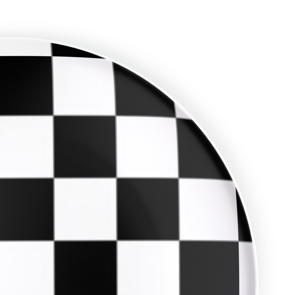 Checker - Black and White Salad Plate | Shutterfly