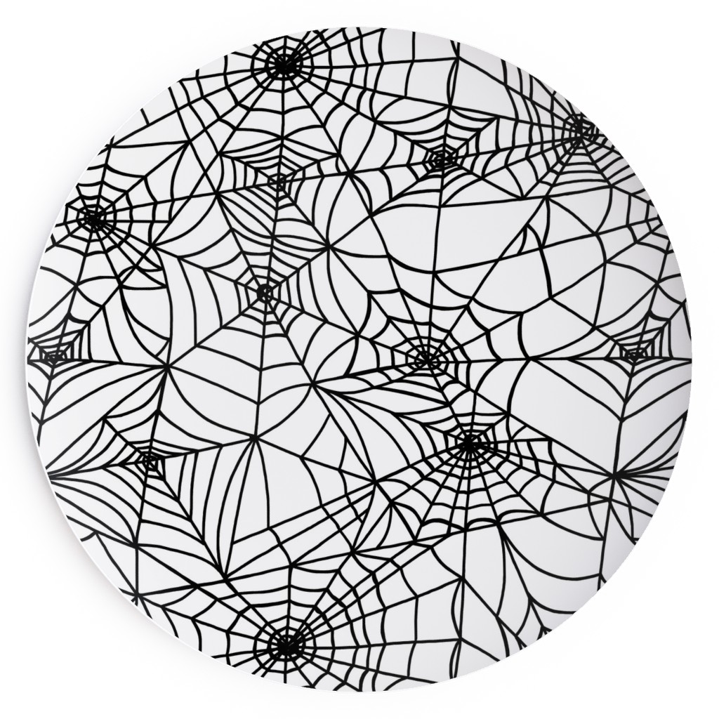 Spooky Spider Web Salad Plate | Shutterfly