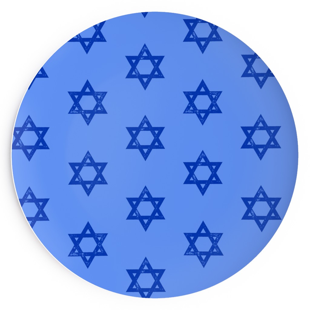 Star of David - Blue Salad Plate | Shutterfly