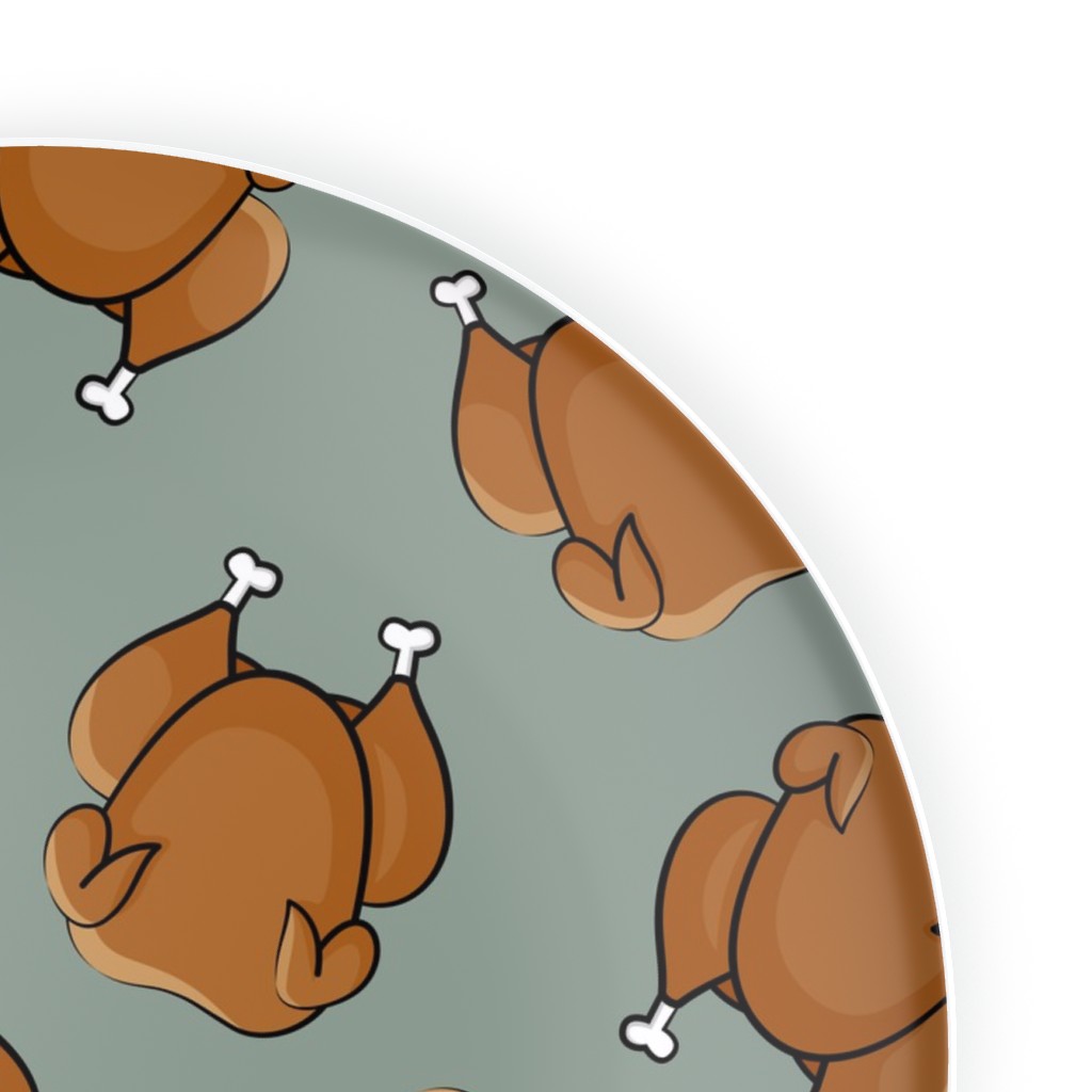 Thanksgiving Day Turkey Toss Salad Plate | Shutterfly