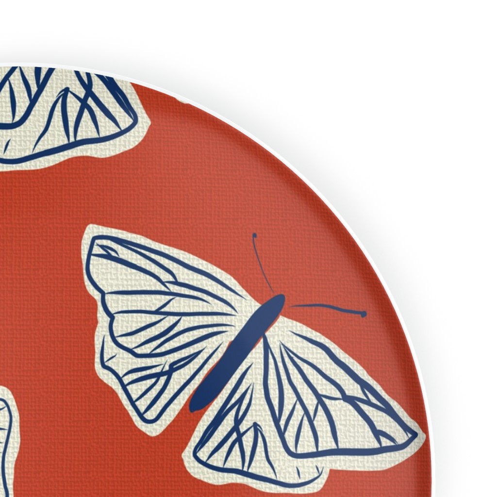 Moths - Rust Salad Plate | Shutterfly