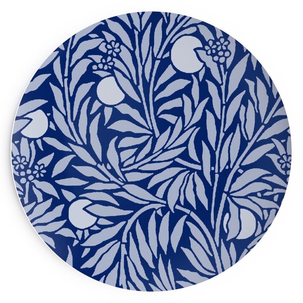 Orange Grove At Night - Blue Salad Plate | Shutterfly