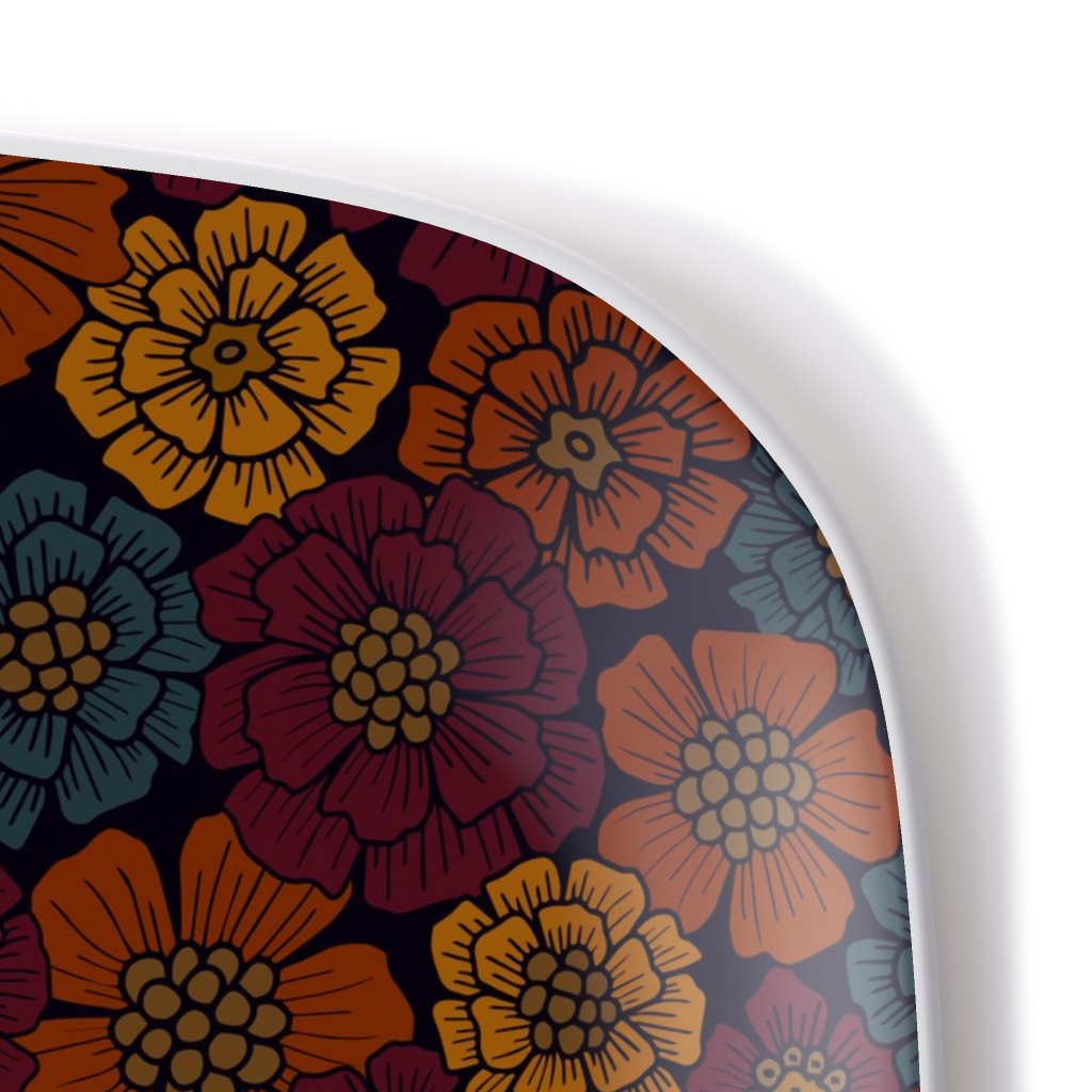 Burgundy, Rust, Mustard & Teal Floral Serving Platter | Shutterfly Burgundy, Rust, Mustard & Teal Floral Serving Platter | Shutterfly