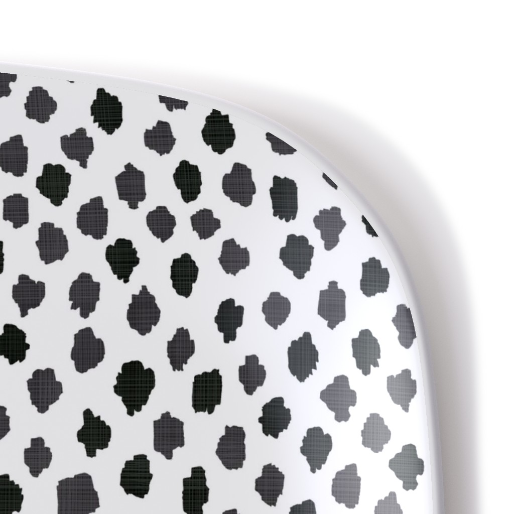 Inky Spots - Black and White Serving Platter | Shutterfly