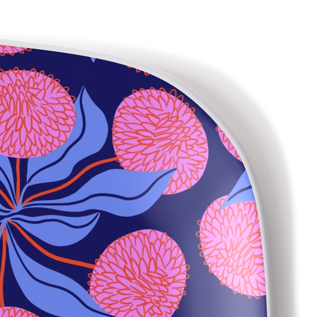 Marigold Pinwheels on Navy Serving Platter | Shutterfly