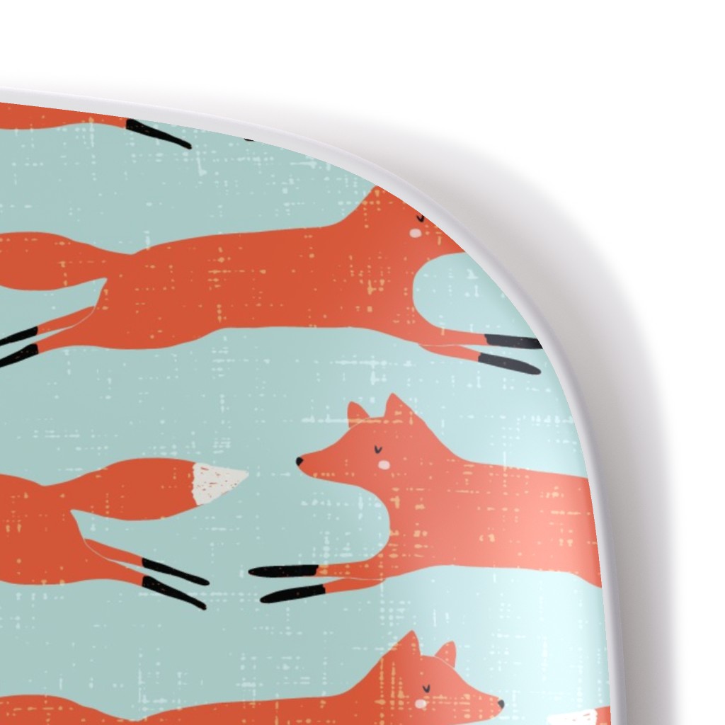 Little Orange Fox - Orange and Green Serving Platter | Shutterfly