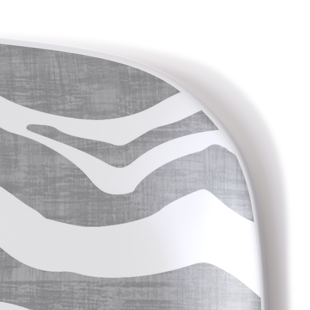 Zebra Texture - Gray Serving Platter | Shutterfly