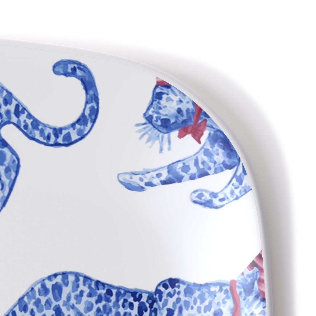 Party Leopards - Blue and Red Serving Platter | Shutterfly