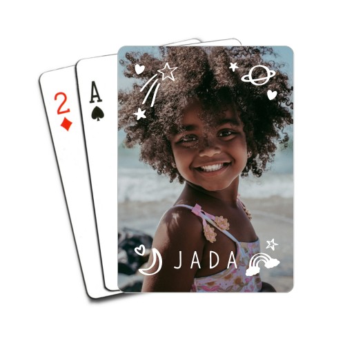 Doodle Drawings Playing Cards by Shutterfly | Shutterfly