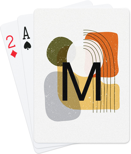 Abstract Flow Custom Text Playing Cards by Shutterfly | Shutterfly