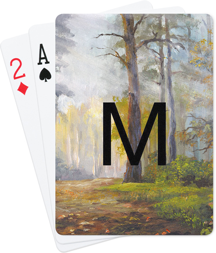 Path View Custom Text Playing Cards | Shutterfly