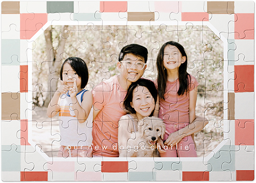 Colorful Checks Puzzle by Shutterfly | Shutterfly