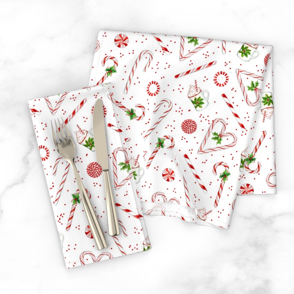 Peppermint Heart - Multi Cloth Napkin | Shutterfly